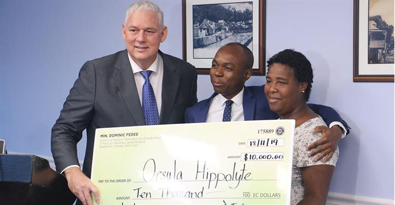 Media Release: Fire victim receives aid – St Lucia Business Online